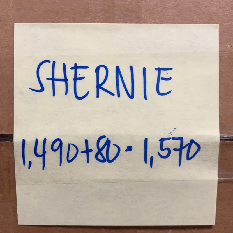 Sent to Shernie | 蝦皮購物