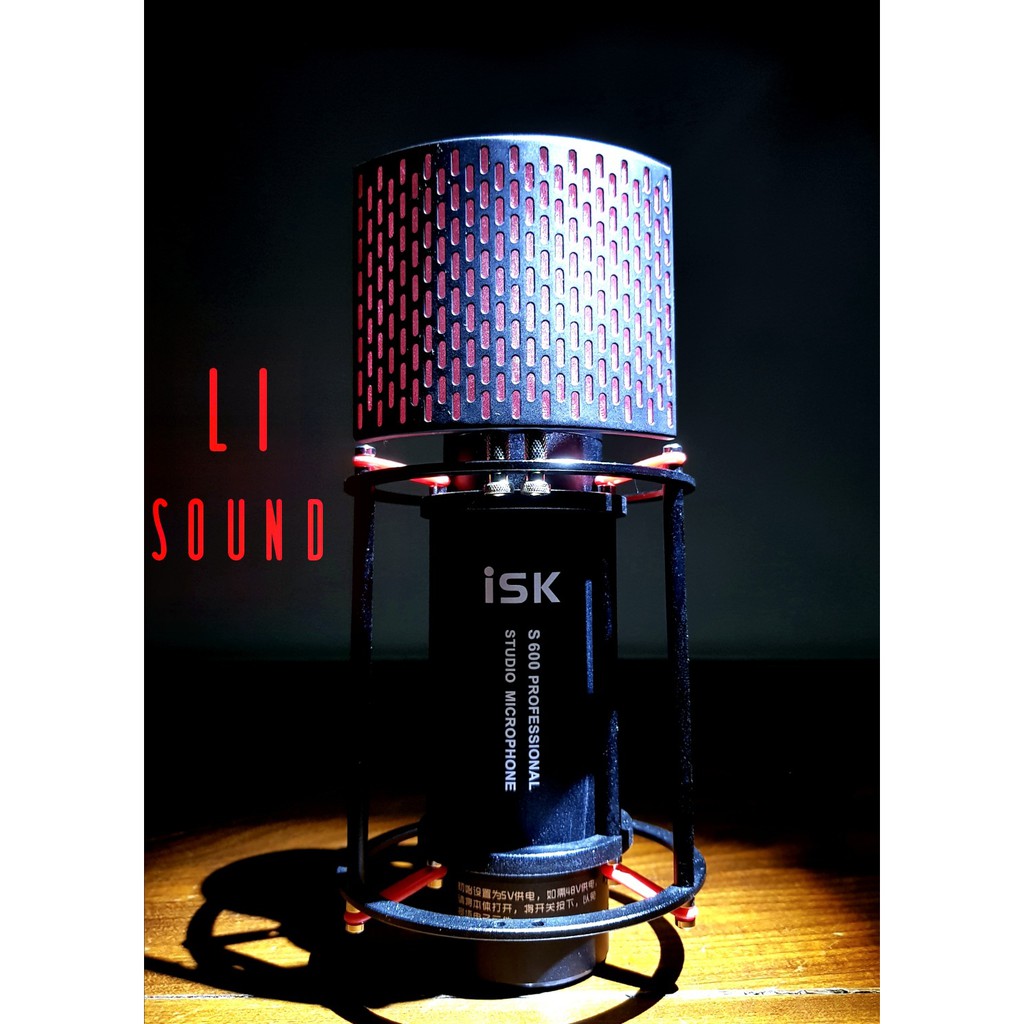 【光華商場4樓24號 利聲直播】ISK S600 火箭 電容 麥克風 可5V使用 也可換48V幻象電源 K歌 錄音 手 | 蝦皮購物