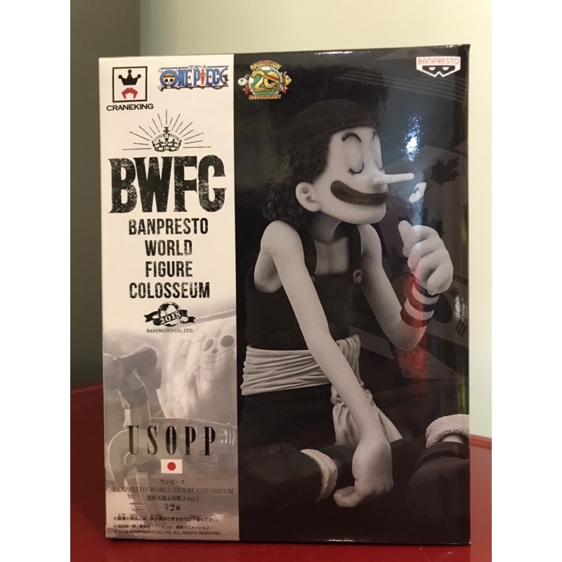 全新現貨日版金證 BANPRESTO 景品 海賊王 造形王頂上決戰2 vol.1 BWFC 騙人布 黑白異色款 | 蝦皮購物