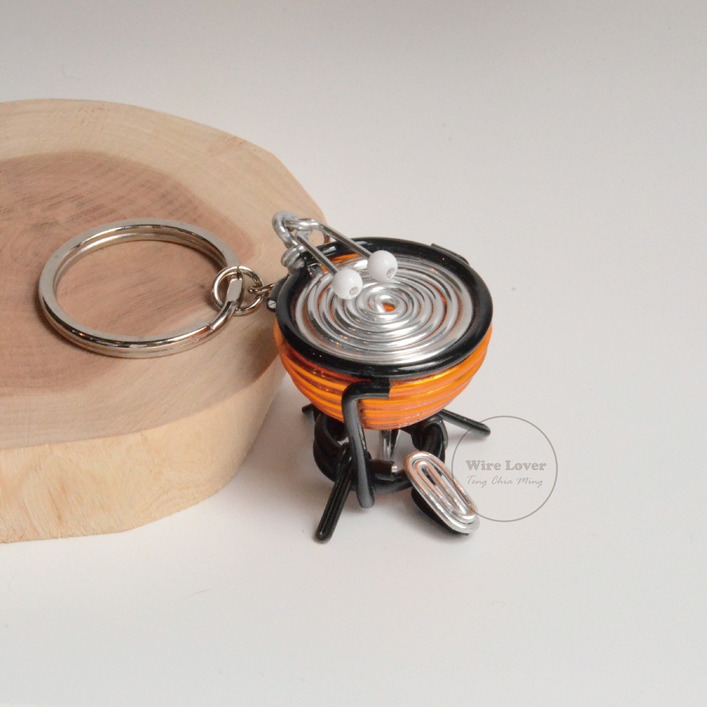 Timpani for Wire Lover Art studio 鋁線樂器 定音鼓 鑰匙圈 | 蝦皮購物