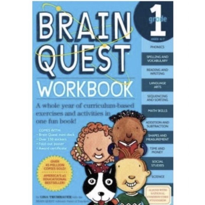 （現貨！！！）Brain Quest Workbook Grade 2 （Age7-8) | 蝦皮購物