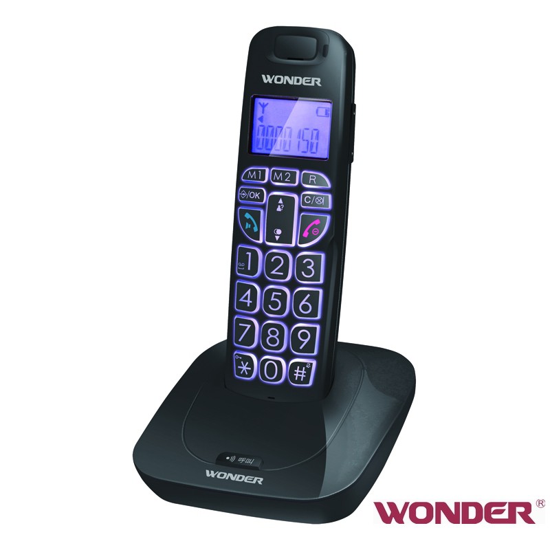 免運㊣原廠公司貨㊣ 【WONDER旺德】DECT數位無線大字鍵電話機(WT-D05)GAP數碼技術，話音優越清晰 | 蝦皮購物