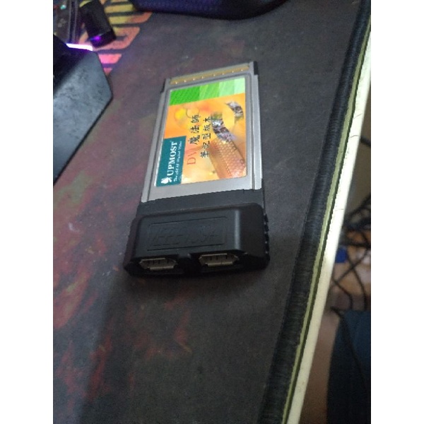 Cardbus IEEE 1394 FireWire dual port UPMOST DV 魔法師筆電版 | 蝦皮購物