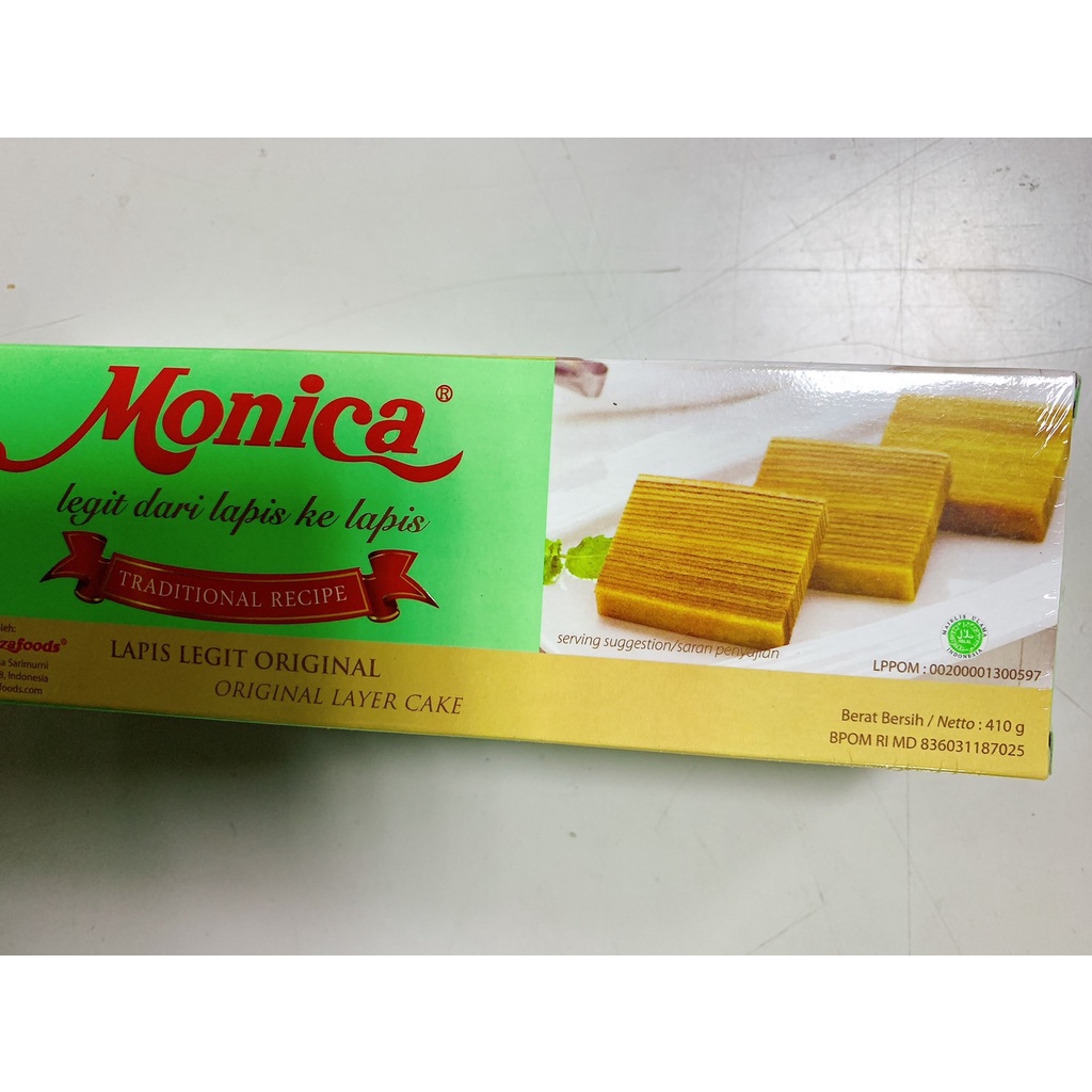 現貨🔥MONICA LAYER SNACK ORIGINAL SPESIAL 千層糕 410g 必吃 | 蝦皮購物