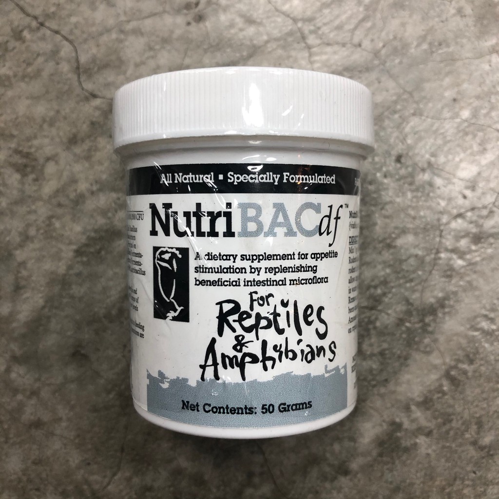 美國Nutri BAC df 專用益生菌-兩棲 爬蟲 陸龜 水龜 澤龜 角蛙 NBAC(穩定腸胃道菌) | 蝦皮購物