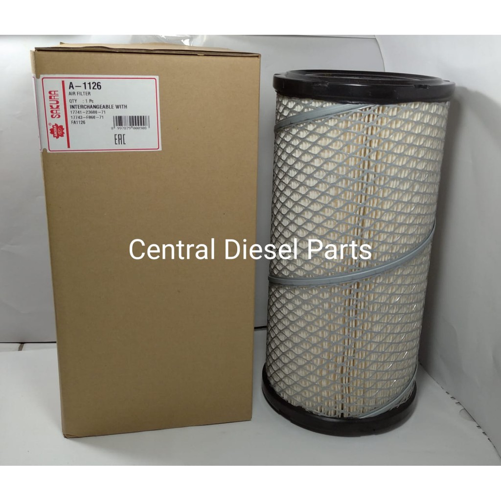 空氣濾清器空氣濾清器豐田叉車5fd A-1126 A1126 Sakura | 蝦皮購物