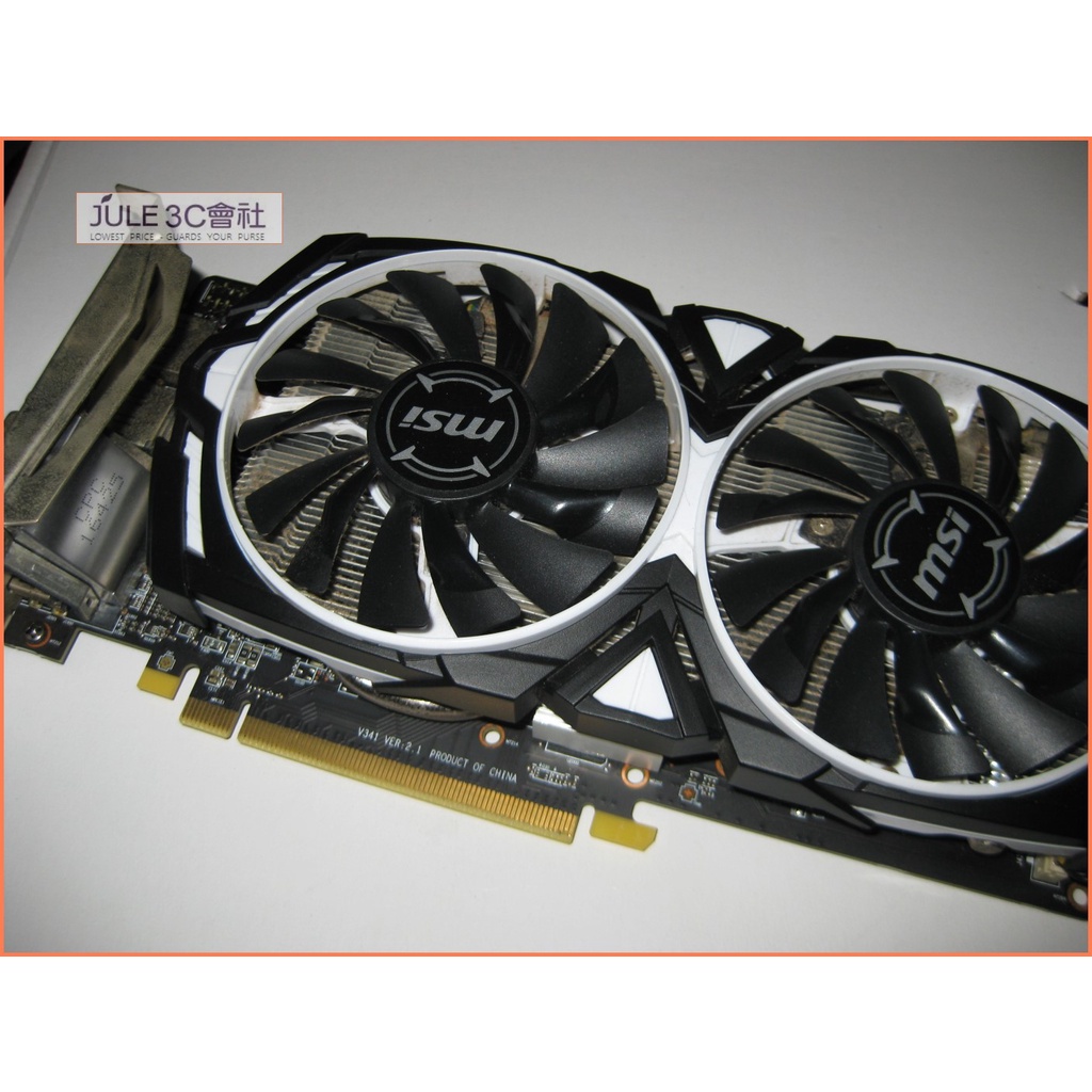 JULE 3C會社-微星MSI RX 470 ARMOR 4G OC RX470/DDR5/4G/電競/良品 顯示卡 | 蝦皮購物