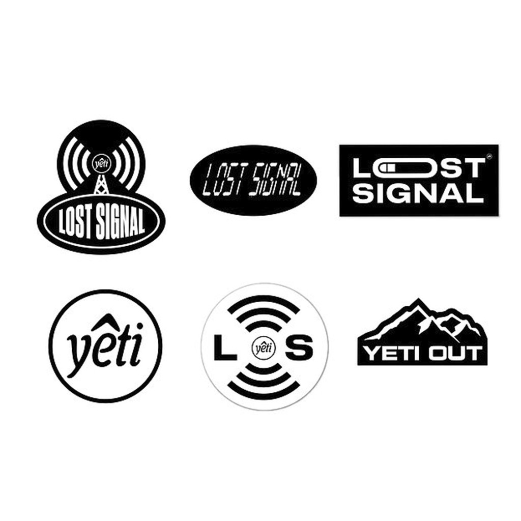 YETI OUT "LOST SIGNAL" Sticker Pack / 貼紙包【CbP】 | 蝦皮購物
