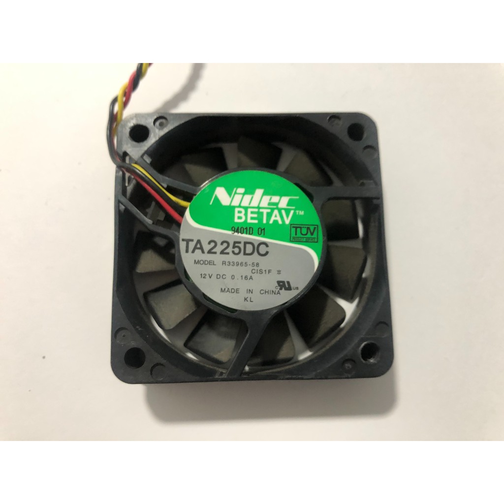 Nidec Betav TA225DC 12V 0.16A 散熱風扇 | 蝦皮購物