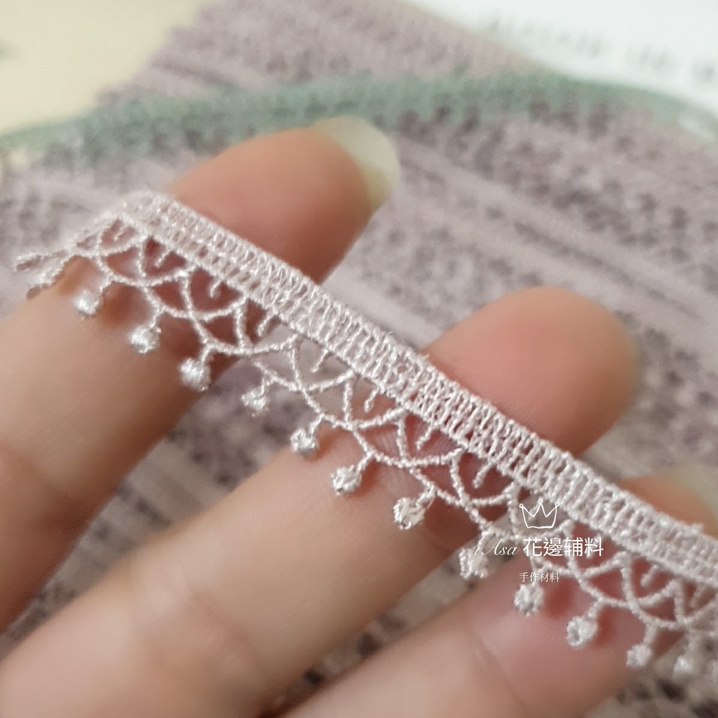 《iAsa愛莎の》手作材料 1~1.3cm鏤空小水滴水溶刺繡小花邊DIY服裝袖口家旗袍滾邊裝飾輔料 | 蝦皮購物
