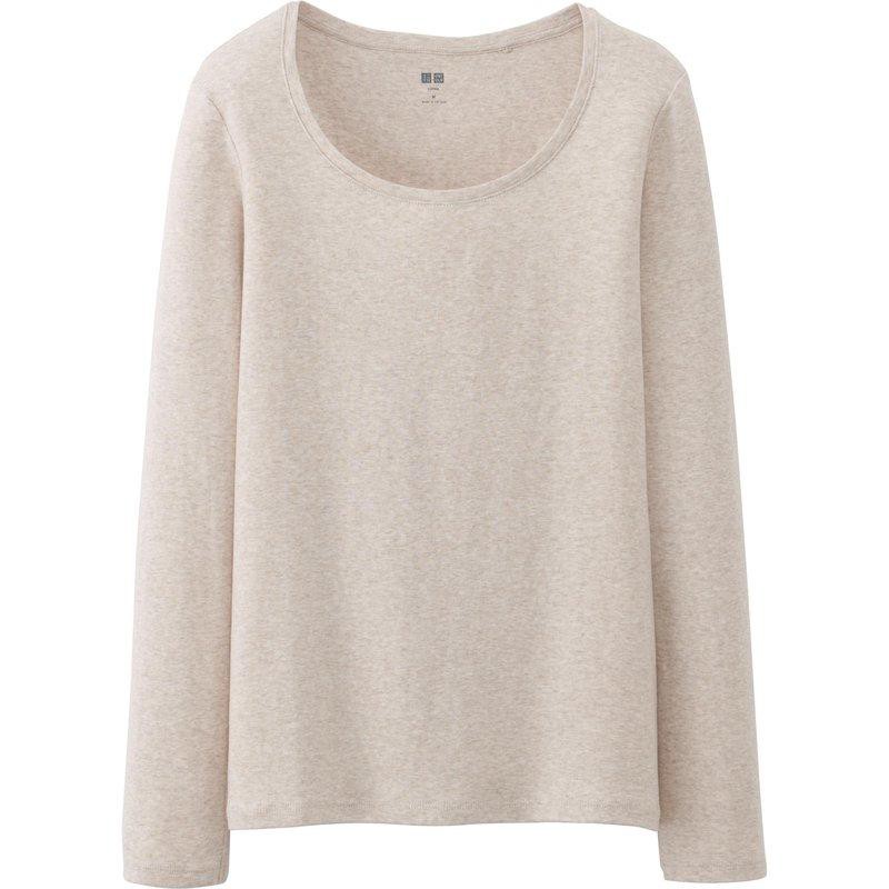 CLASSY ☆ 全新 UNIQLO Supima Cotton 長袖 圓領 T恤 / 棉T | 蝦皮購物