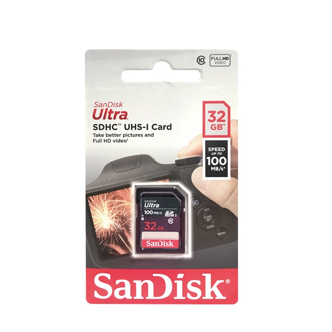 【台灣保固】Sandisk Ultra 32G 64G 128G 256G SDHC XC C10 UHS-I 記憶卡 | 蝦皮購物