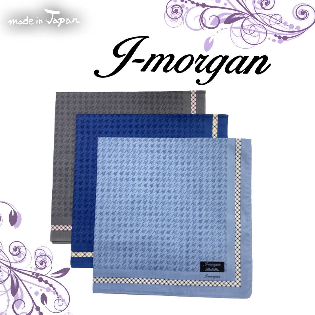【e2life】日本製 J-morgan 100% 純棉 男手帕 # 8 | 蝦皮購物