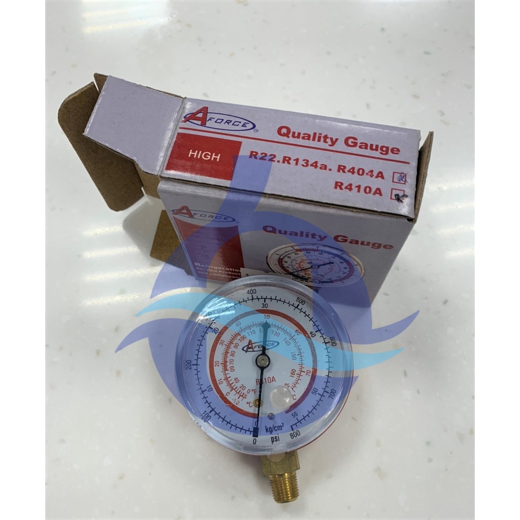 【附發票】台灣製 AFORCE 冷媒錶 高壓錶 低壓錶 R410 R32 R22 R134a R404A 單錶 冷媒表 | 蝦皮購物