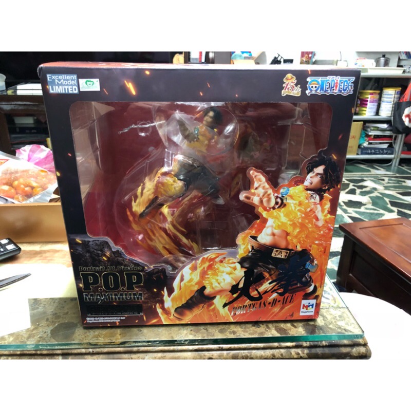 全新 現貨 台灣代理版 MH限定 海賊王 艾斯 POP SA-MAXIMUM 火拳 艾斯 max pop 15th | 蝦皮購物