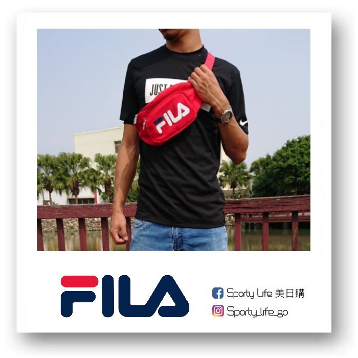 【SL美日購】FILA FANNY WAISTPACK FILA腰包 側背包 包包 斜肩包 藍色 紅色 71J81412 | 蝦皮購物