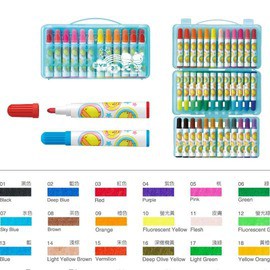 雄獅 功夫鴨彩色筆 12色 / 24色 / 36色[CFM-12B][CFM-24B][CFM-36B] | 蝦皮購物