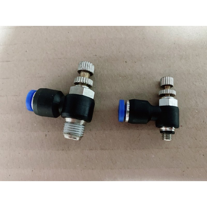 勁力空壓機械五金 ＊ 含稅附發票 SL4-M5 SL4-01 塑膠接頭 省力快速接頭 L型調速 調速接頭 | 蝦皮購物