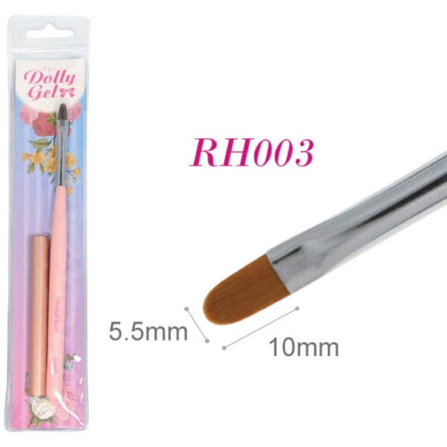 艾薇奈兒╭＊ Dolly Gel 彩繪半圓刷(大) RH003 圓頭筆 凝膠筆 彩繪筆 尼龍彩繪筆 水彩筆 美甲彩繪筆 | 蝦皮購物