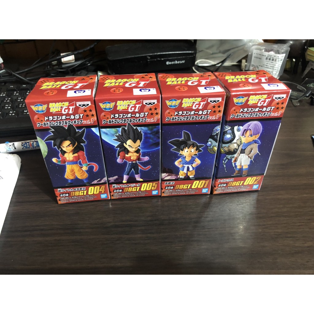 全新 七龍珠 代理 景品 WCF GT vol.1 4款一套 小全 超四悟空 超四達爾 特南克斯 小悟空 4款合售 | 蝦皮購物