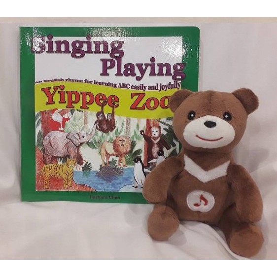 Yippee zoo English rhyme 開心動物園 音樂熊套組(繪本)/9789869542364 | 蝦皮購物
