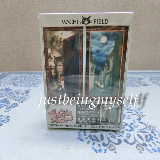 wachifield-dayan(瓦奇菲爾德,達洋)~全新品貓咪折疊相框式拼圖~月夜款 | 蝦皮購物