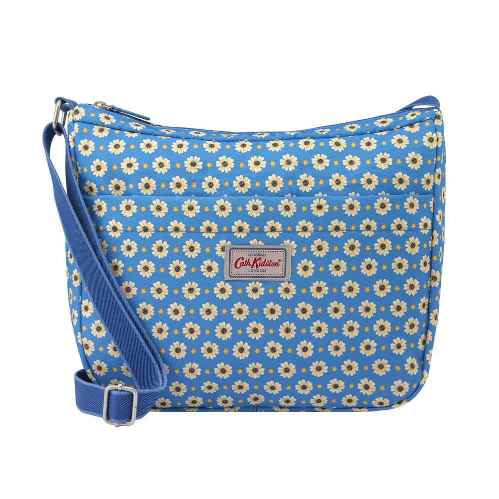 Cath Kidston - Daisy Star 中號再生拉鍊斜挎包 - 979764 - 矢車菊藍 | 蝦皮購物