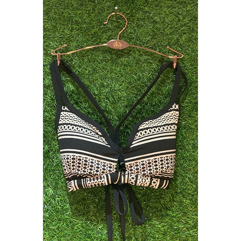 Muii Swim 黑白圖騰 導流運動型 泳衣/比基尼 | 蝦皮購物