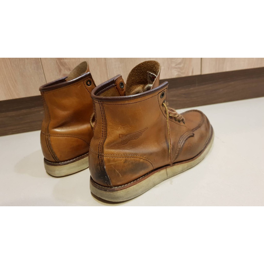 Red wing 875 鋼印版 寬楦 8.5 EE (E2) 已換底 附原廠貂油 原廠刷子 全新鞋帶 | 蝦皮購物