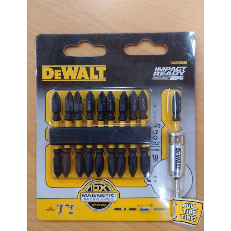 DEWALT 得偉 DWA2SD65 10X十字起子No.2x65mm (含稅) | 蝦皮購物