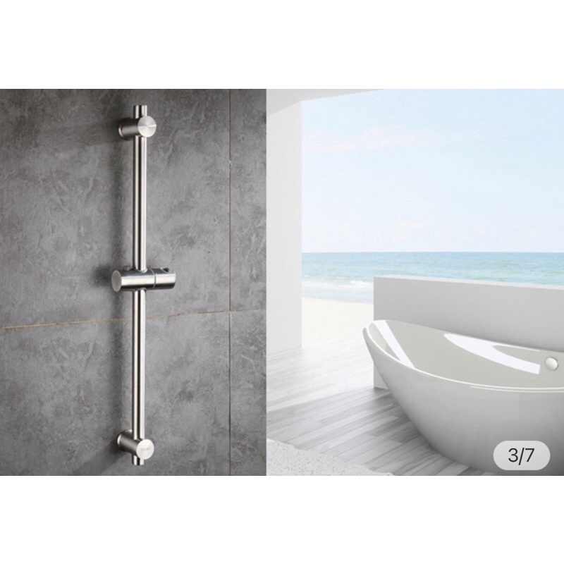 304不鏽鋼滑竿組 滑桿組 升降桿 蓮蓬頭昇降桿 伸降桿質感比 凱薩 WG105 TOTO TBW01016P 好 | 蝦皮購物