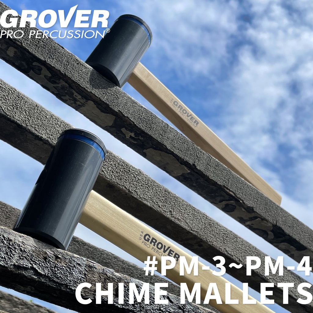 【Buffalo Music】Grover Chime Mallets PM-3 PM-4 Two-Tone 管鐘槌 | 蝦皮購物