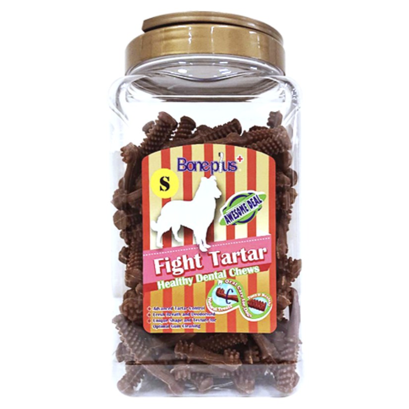 ️買一桶送2包🐾拿鐵貓花花🐾1250g Bone Plus 六角星型/雙刷頭/骨結 潔牙骨 狗零食 BonePlus | 蝦皮購物