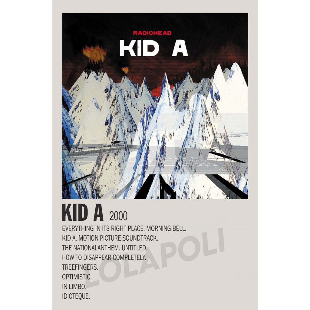 海報封面專輯 Kid A Radiohead | 蝦皮購物