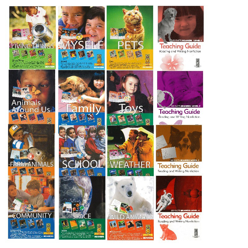 Go Facts Readers - Level 1- Level 4 優惠全套書 跨科學習英文讀本 知識百科 | 蝦皮購物
