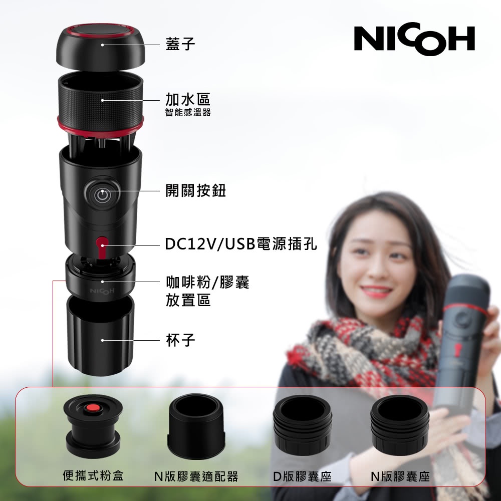 NICOH 咖啡機 NK-B60 膠囊咖啡 適用 Nespresso DolceGusto NESCAFÉ (彩盒不良) | 蝦皮購物