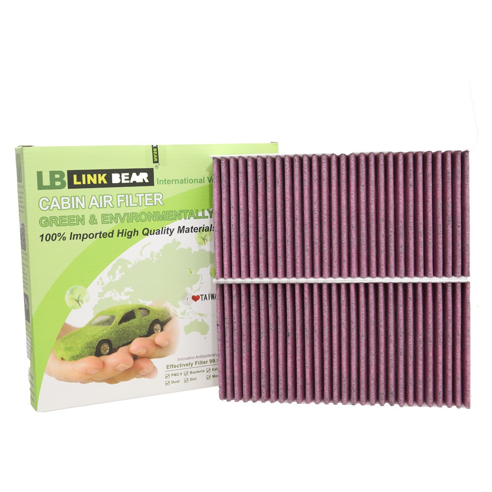 【LINK BEAR】汽車三層冷氣靜電濾網適用 HONDA LC-8114C/LC-2327C-2(紫) | 蝦皮購物
