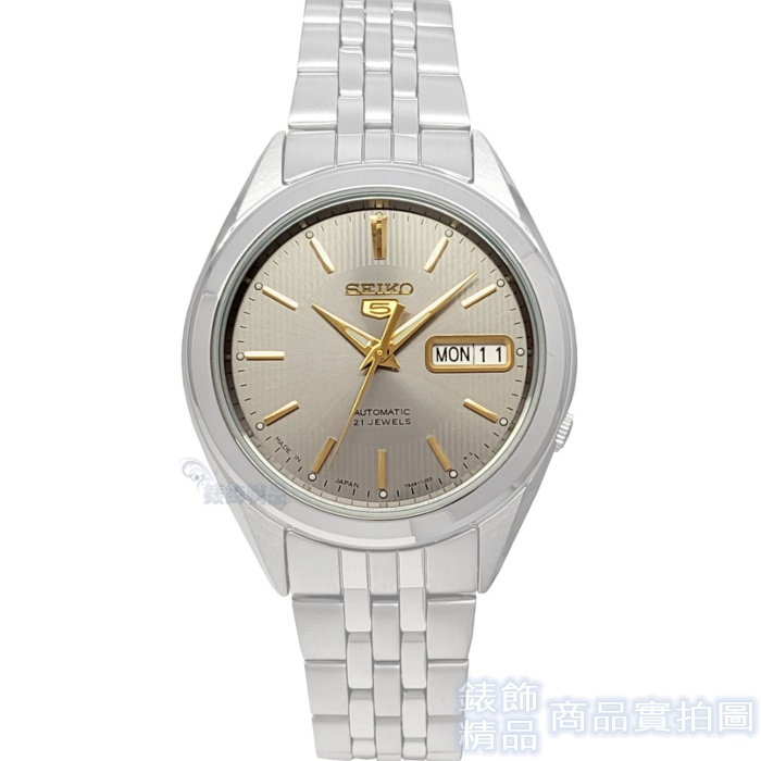 SEIKO 精工 SNKL19J1手錶 日本製 盾牌5號 自動機械錶 灰面 鋼帶 男錶【錶飾精品】 | 蝦皮購物