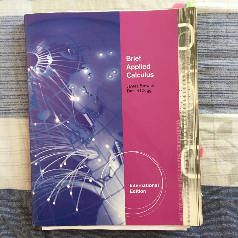 微積分原文書 brief applied calculus James Stewart Daniel Clegg | 蝦皮購物