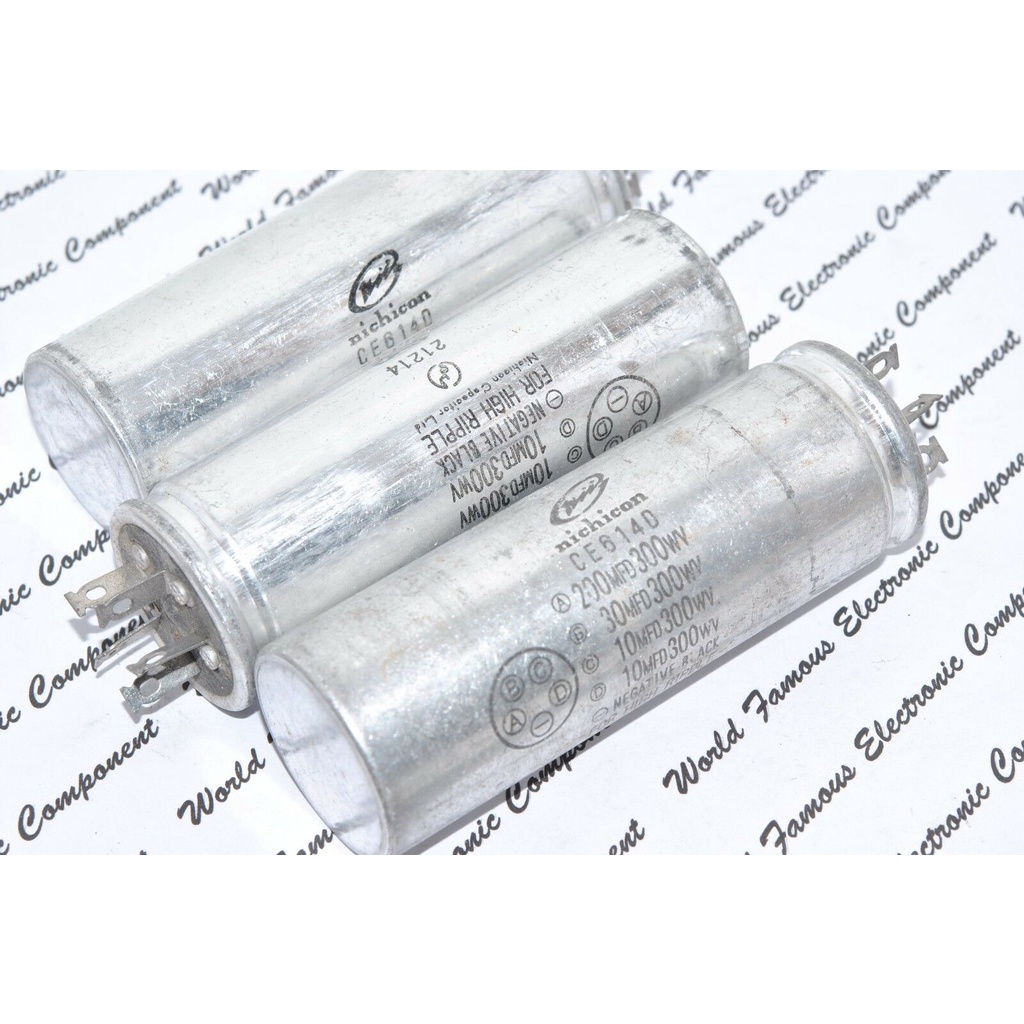 1個- NICHICON 200uF/ 30uF / 10uF / 10uF 300V 複合式 電解電容 | 蝦皮購物