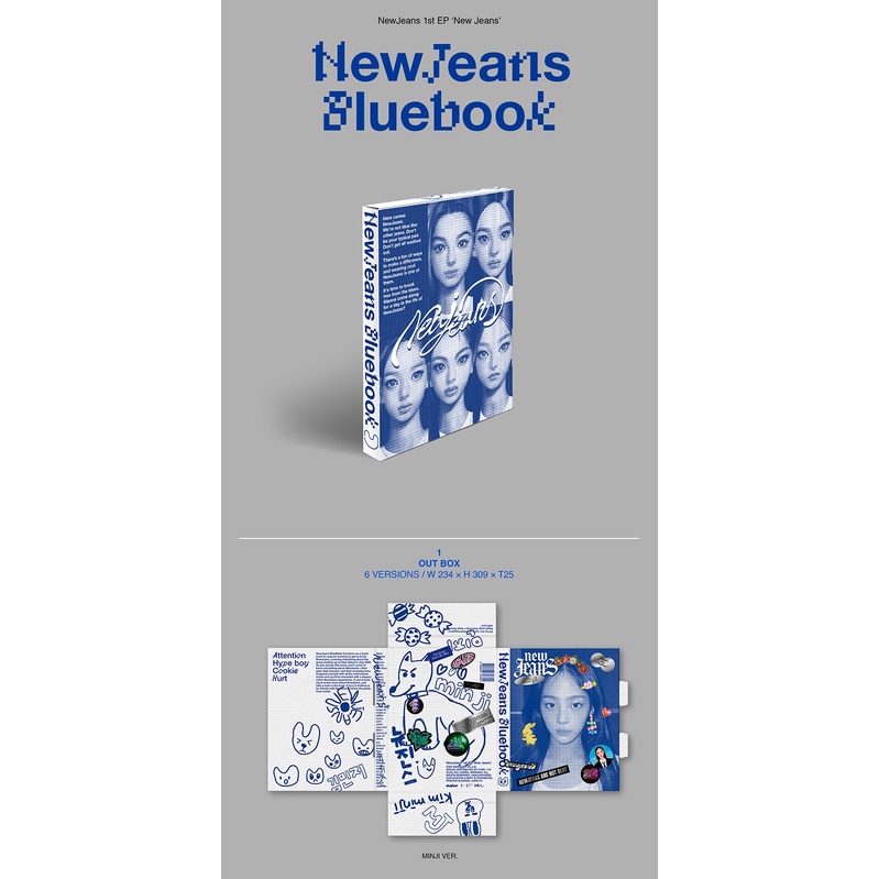 NEWJEANS - 1st EP [NEW JEANS] Bluebook ver. | 蝦皮購物