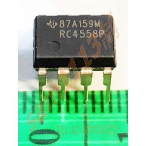 113線性 RC4558 DIP-8 / SOP-8 TI 雙路通用運算放大 RC4558 NE4558 LM4558 | 蝦皮購物