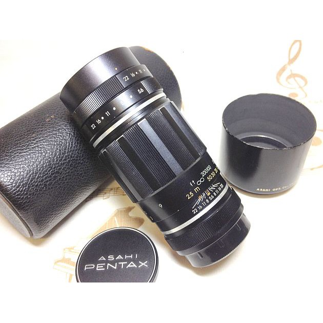 【跳蚤小舖子】Pentax Tele-Takumar 200mm f5.6 M42 -----稀有/10光圈葉片散景迷人 | 蝦皮購物