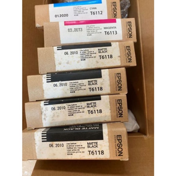 EPSON 7400 7450 9400 9450 系列大圖機墨水 T6118 T6113 清庫存優惠價 | 蝦皮購物