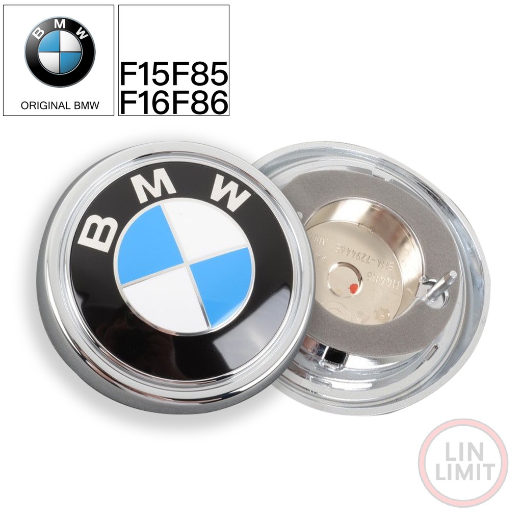 BMW原廠 X5X6 F15 F16 F85 F86 專用標誌 後蓋 前蓋 葉子板寶馬林極限雙B 51147294465 | 蝦皮購物