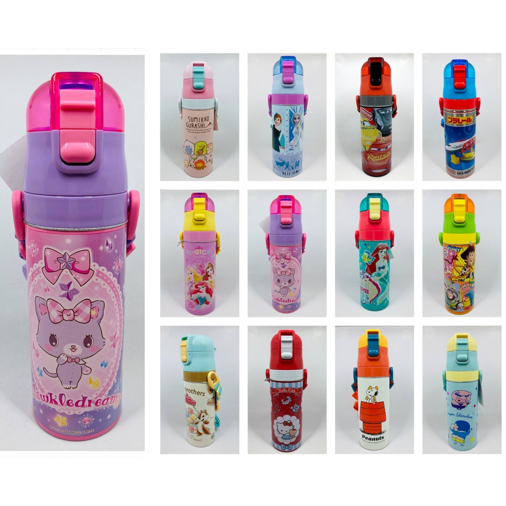 (小品日貨) 現貨在台 日本 美人魚 鼠來寶 Skater 不鏽鋼 兒童 直飲式 水壺 470ml SDC4 | 蝦皮購物