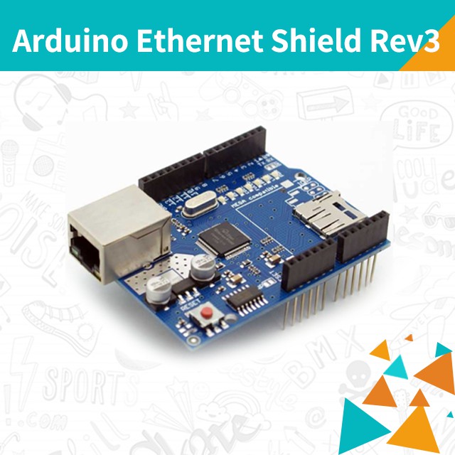【逢甲小創客】 Arduino Ethernet Shield Rev3 | 蝦皮購物