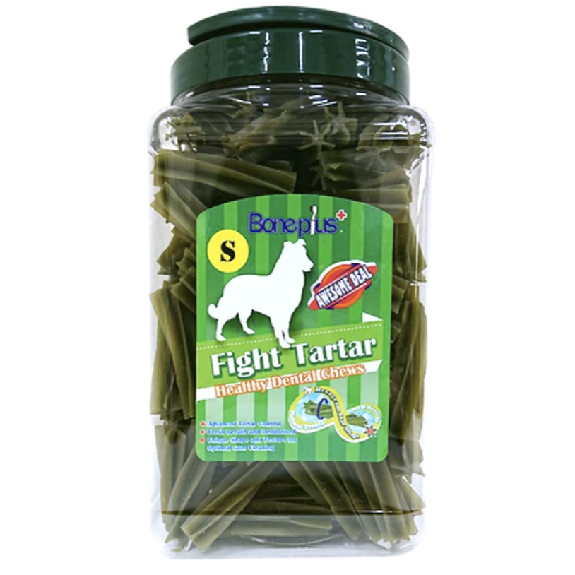 ️買一桶送2包🐾拿鐵貓花花🐾1250g Bone Plus 六角星型/雙刷頭/骨結 潔牙骨 狗零食 BonePlus | 蝦皮購物