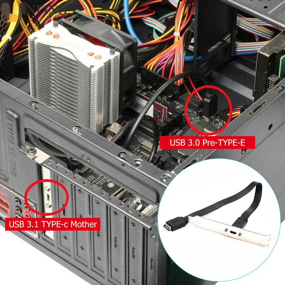 [infinij]主板轉接線 USB3.1擋板線 Type-E轉Type-C前置機箱PCI位 短線 10Gbps高速傳輸 | 蝦皮購物