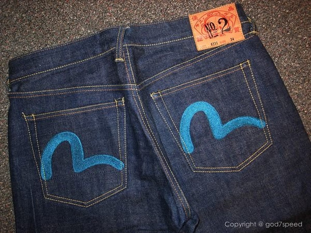 ** EVISU ** No.2 經典原色牛仔褲 [0331] =W34= | 蝦皮購物